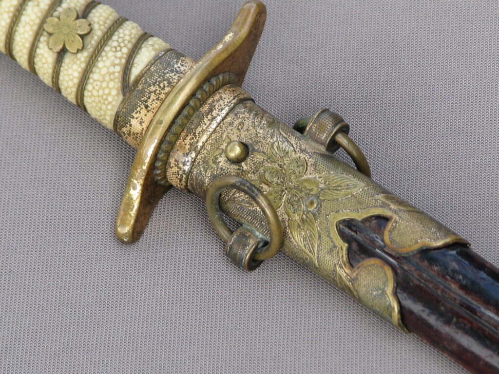 Original WWII Japanese Imperial Navy Officer Dagger with Scabbard 20 ...
