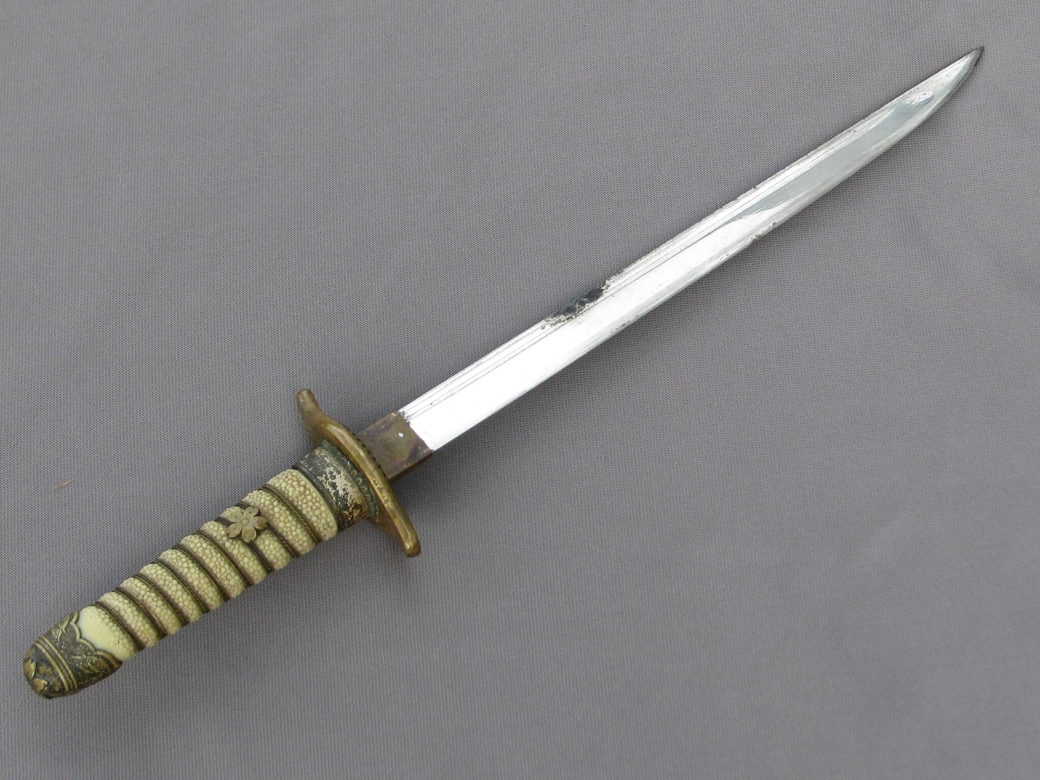 Original WWII Japanese Imperial Navy Officer Dagger with Scabbard 20 ...